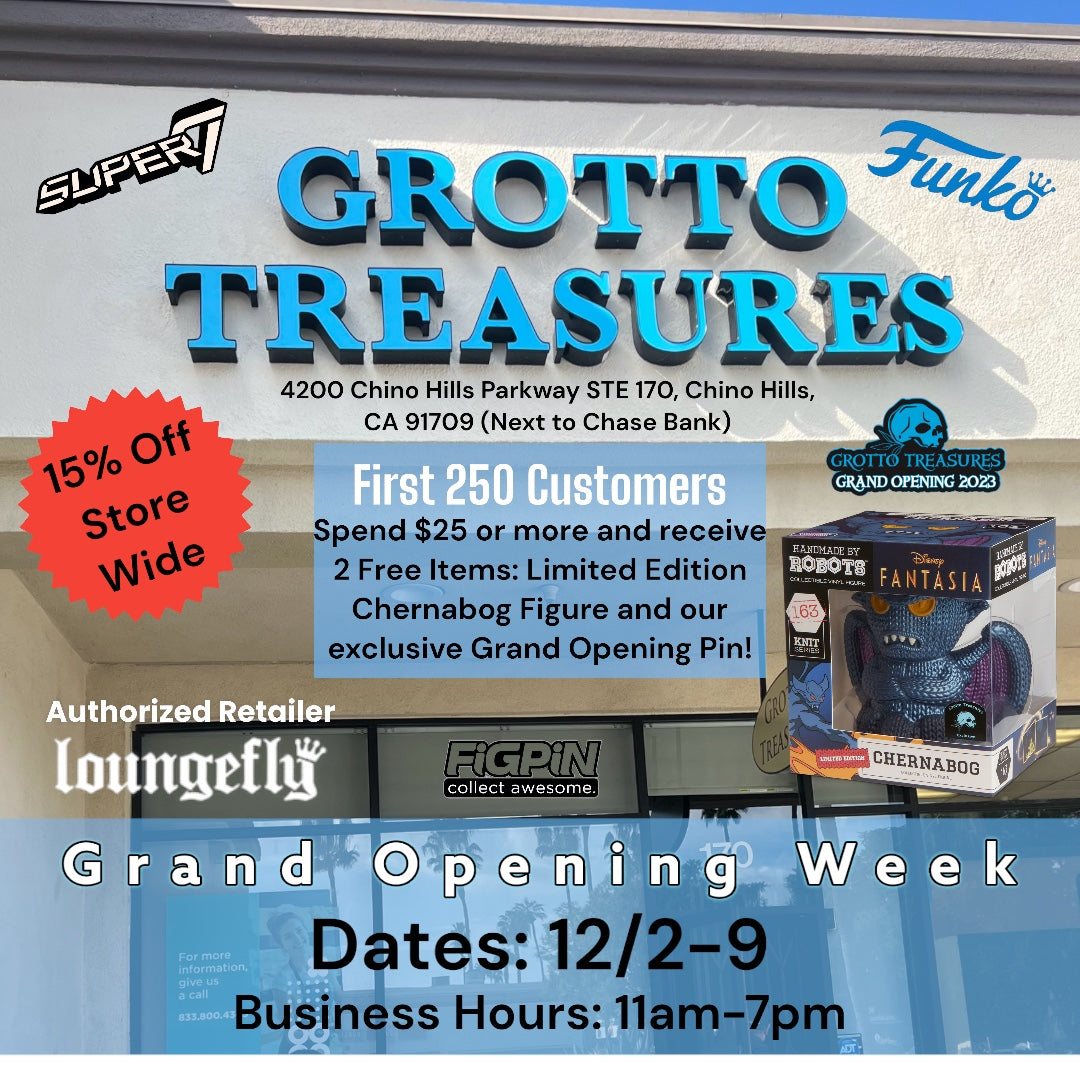 New Retail Location Details – Grotto Treasures
