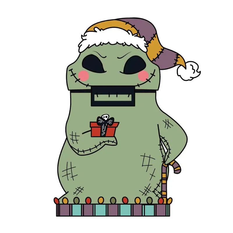 Disney The Nightmare Before Christmas Santa Oogie Boogie 3D Foam Magne ...