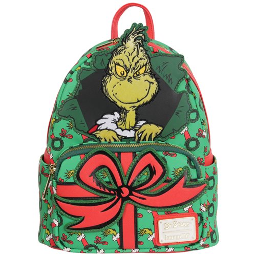 Loungefly How the Grinch Stole Christmas Grinch Christmas Present Mini ...