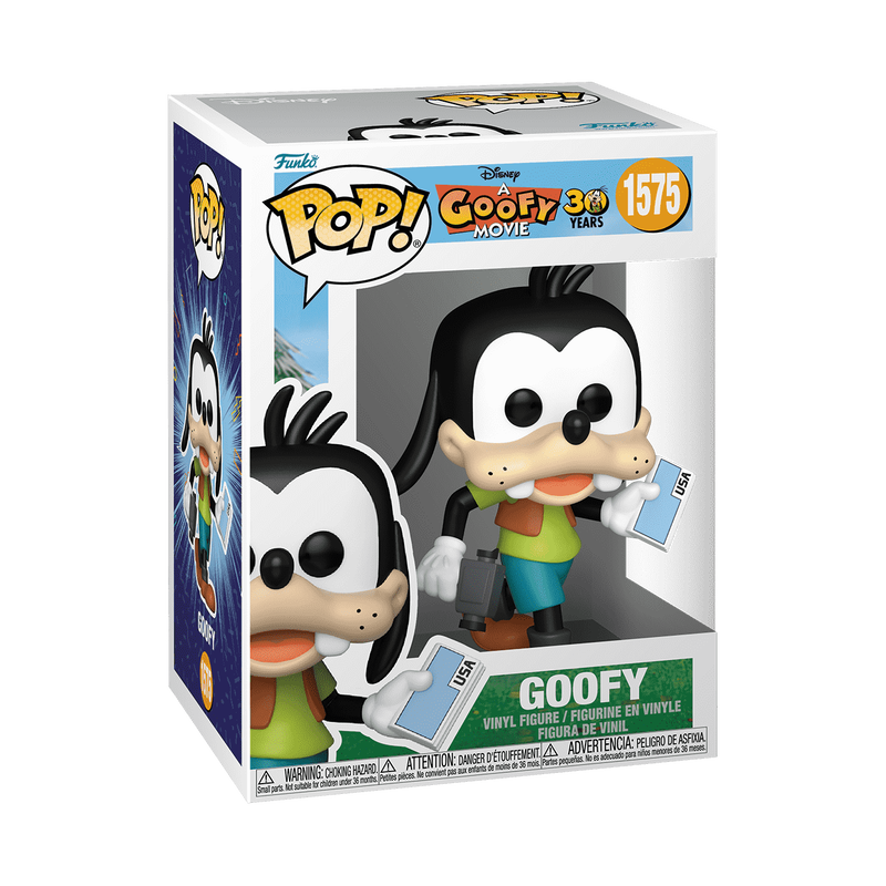 Funko Disney A Goofy Movie 30th Anniversary Goofy w/Map Pop! Vinyl Fig ...
