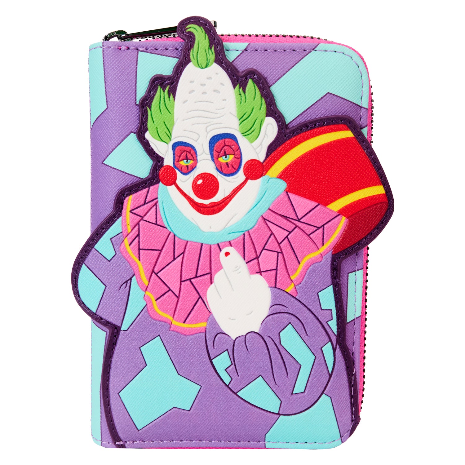 Loungefly MGM Killer Klowns Jumbo Glow in the Dark Wallet – Grotto ...