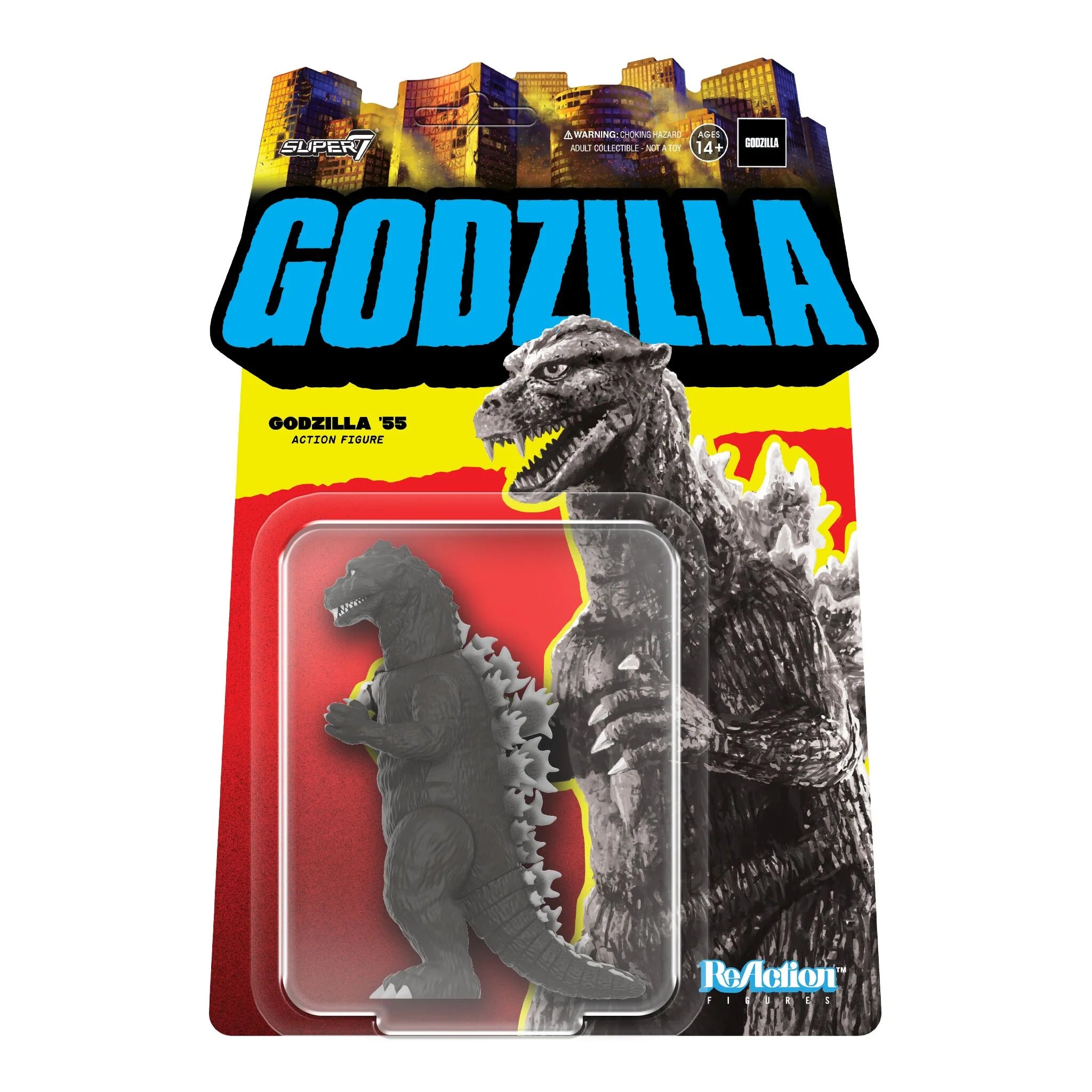 Godzilla ReAction Godzilla Greyscale '55 Wave 5 Figure – Grotto Treasures