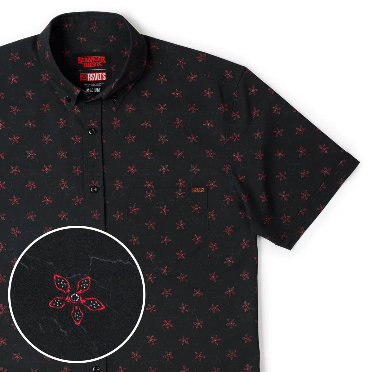 RSVLTS Netflix Stranger Things "Demogarden" - KUNUFLEX Short Sleeve Sh ...