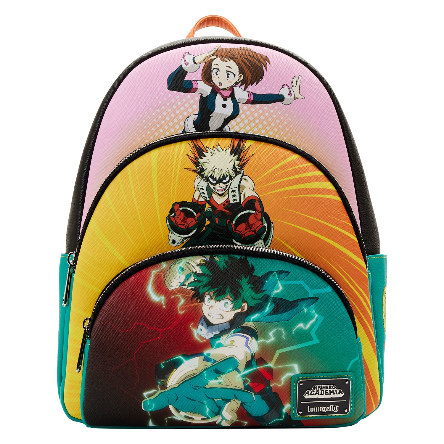 My Hero Academia Triple Pocket Mini Backpack – Grotto Treasures